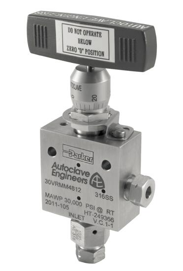 Parker Needle Valves Needle Valve MicroMetering VRMM Series 60 parker-needle-valves-needle-valve-micrometering-vrmm-series-60